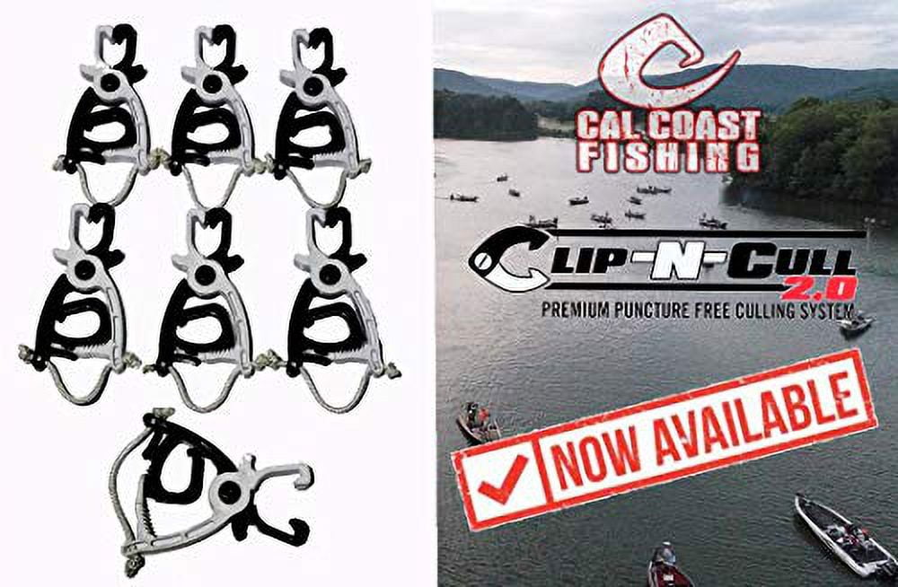 Cal Coast Fishing Retro Cull Tag Kit - Non-Puncture Fish Clips for Cull ...
