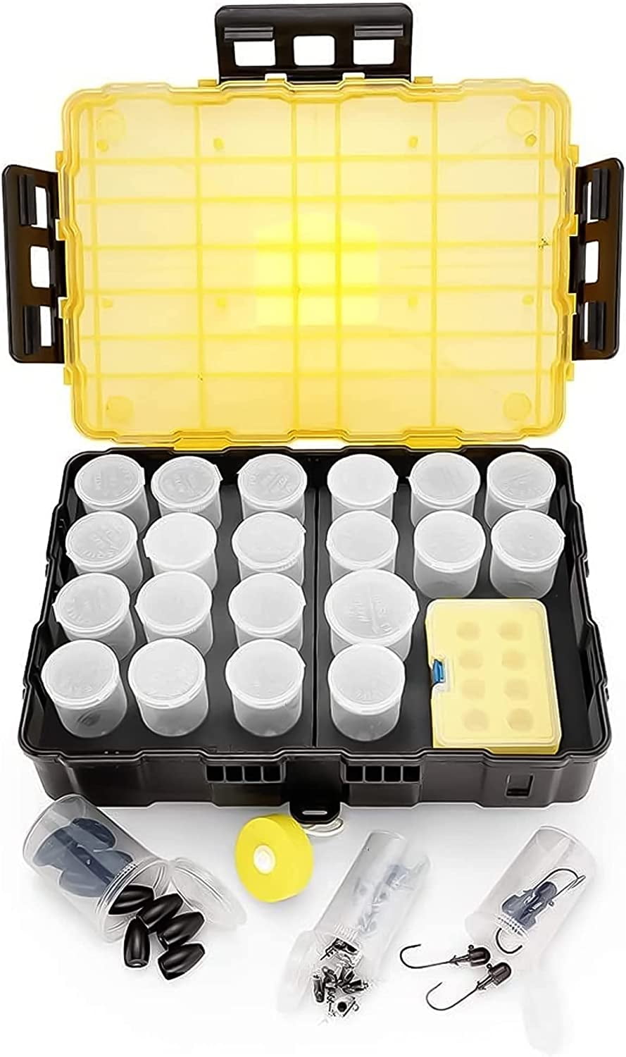 Cal Fishing Battle Box Terminal Tackle Box - Fishing Organizer Box with ...