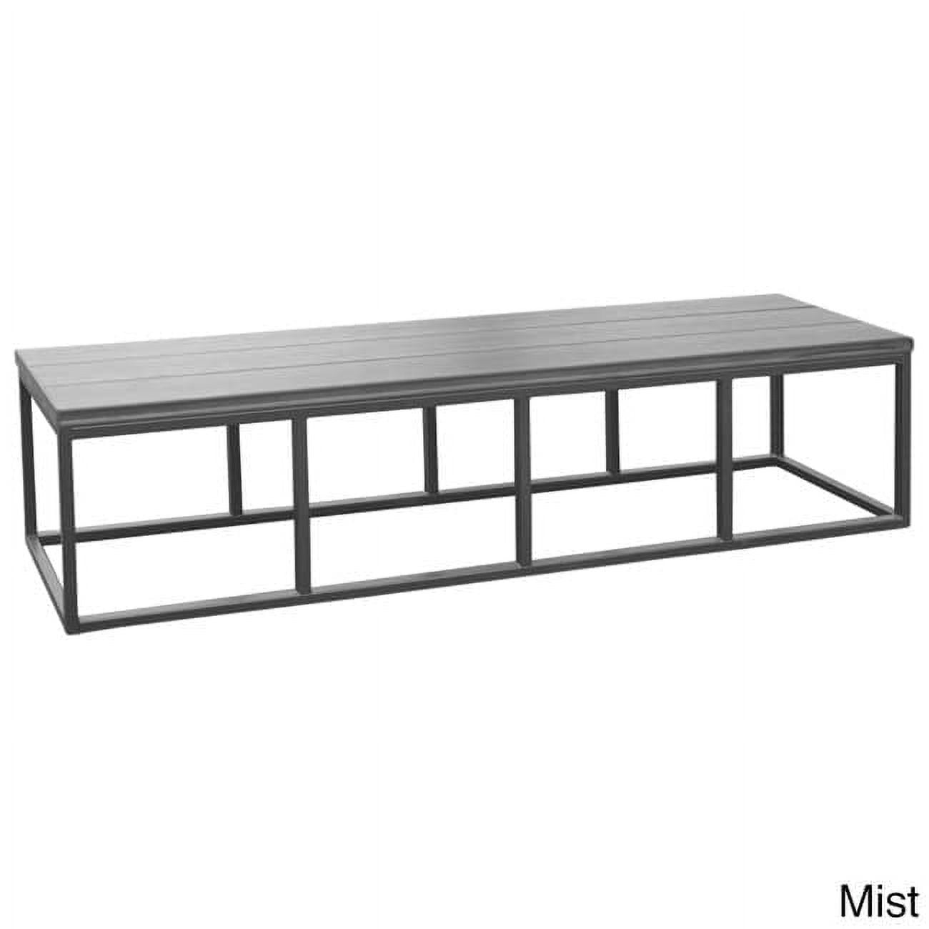 Cal Flame Burgundy/Black Metal/Plastic Spa Bench Grey - Walmart.com