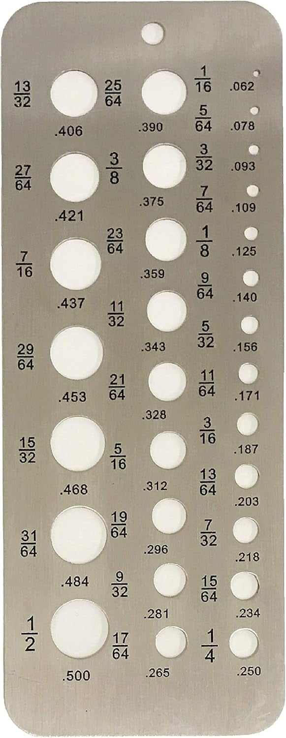 Cal Hawk Drill Bit, Bolt and Wire Gauge - Walmart.com