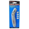 Cal-Hawk Non-Slip Coated Aluminum Utility Carpet Knife With Extra Blade ...