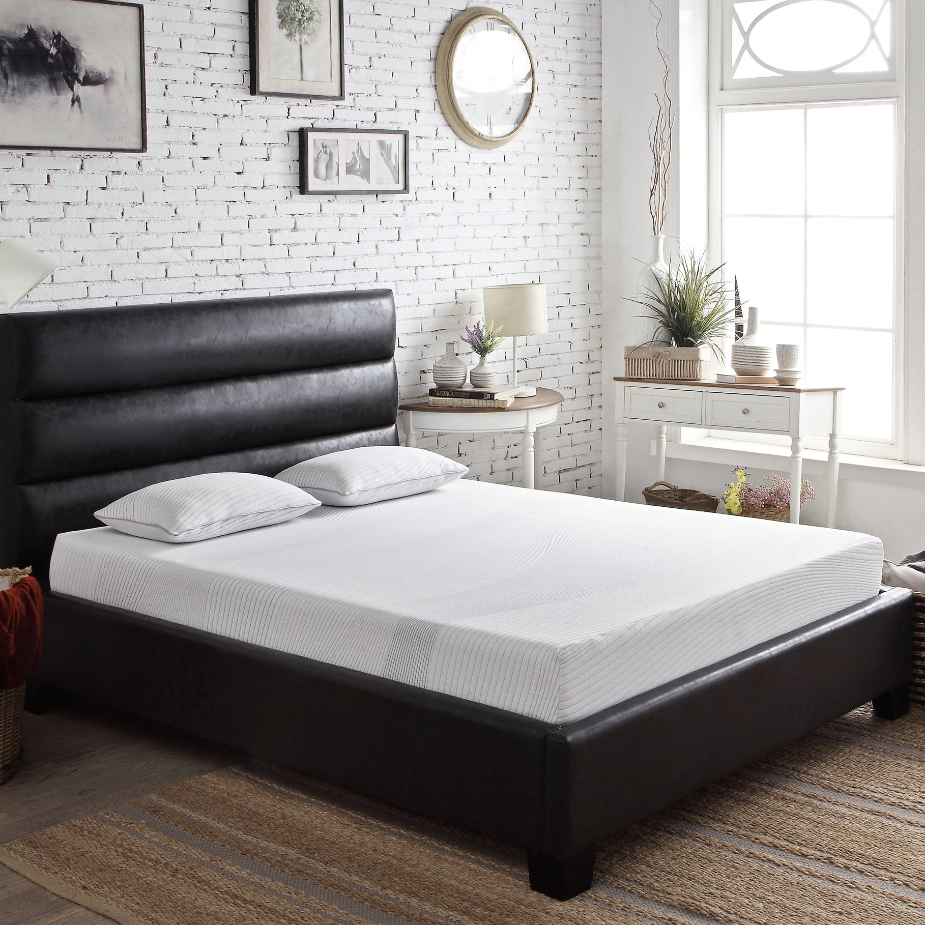 Cal King Memory Foam Bed | Cooling and Supportive Sleep | 3-Layer ...