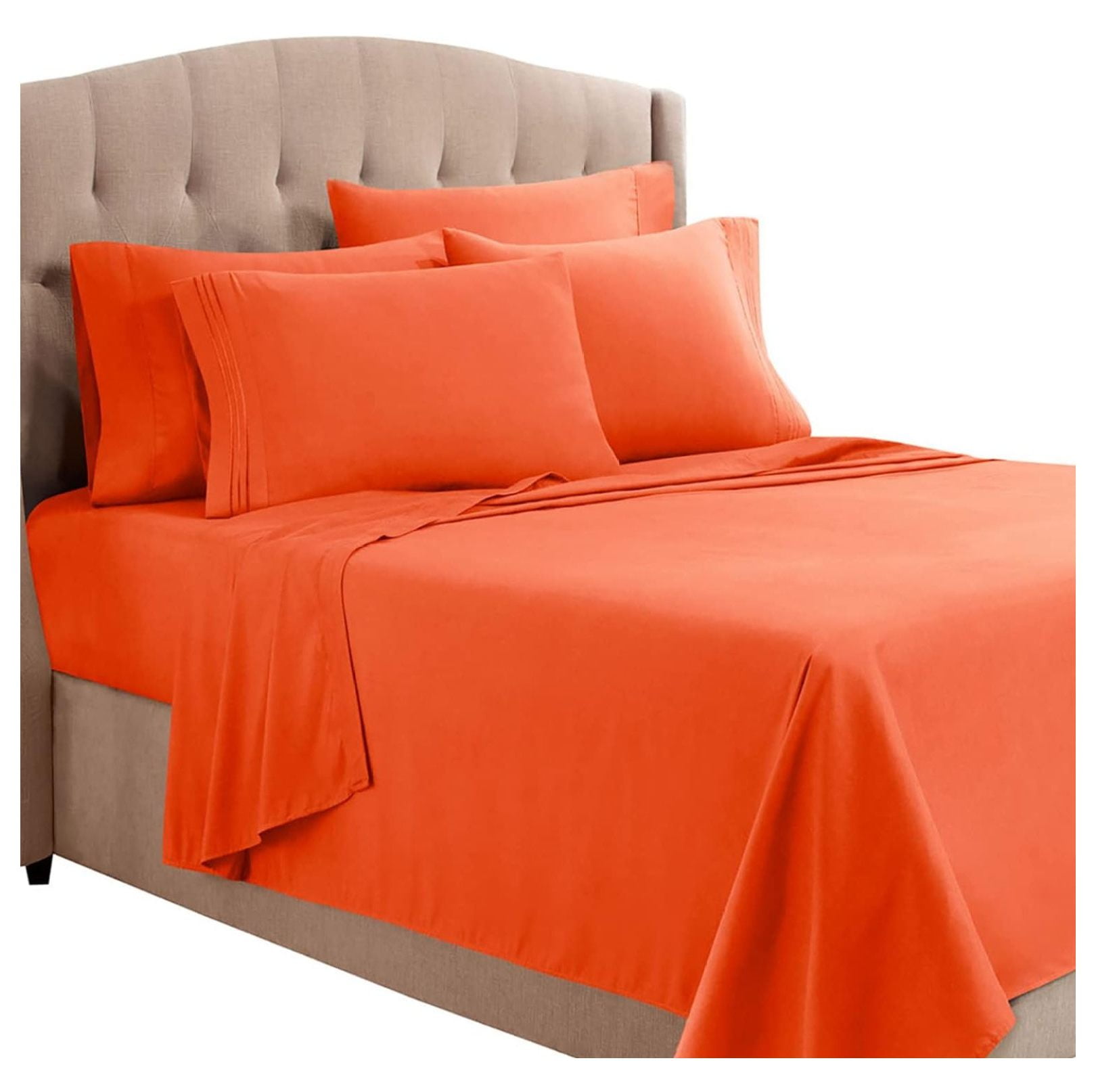 Cal King Sheets, 6 Piece Set - Hotel Luxury Sheets for Cal King Size ...