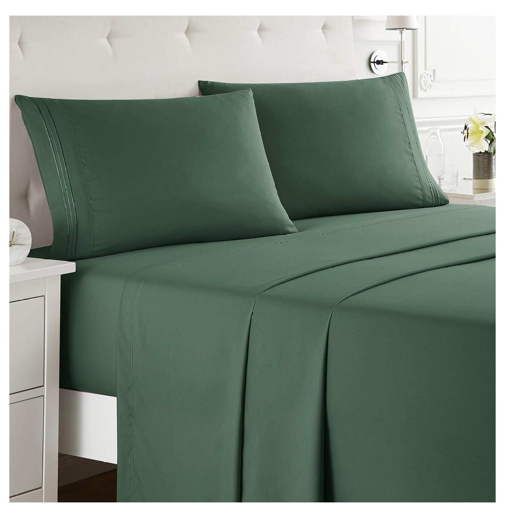 Cal King Sheets Set - 4 Piece California King Sheets, Extra Soft Double ...