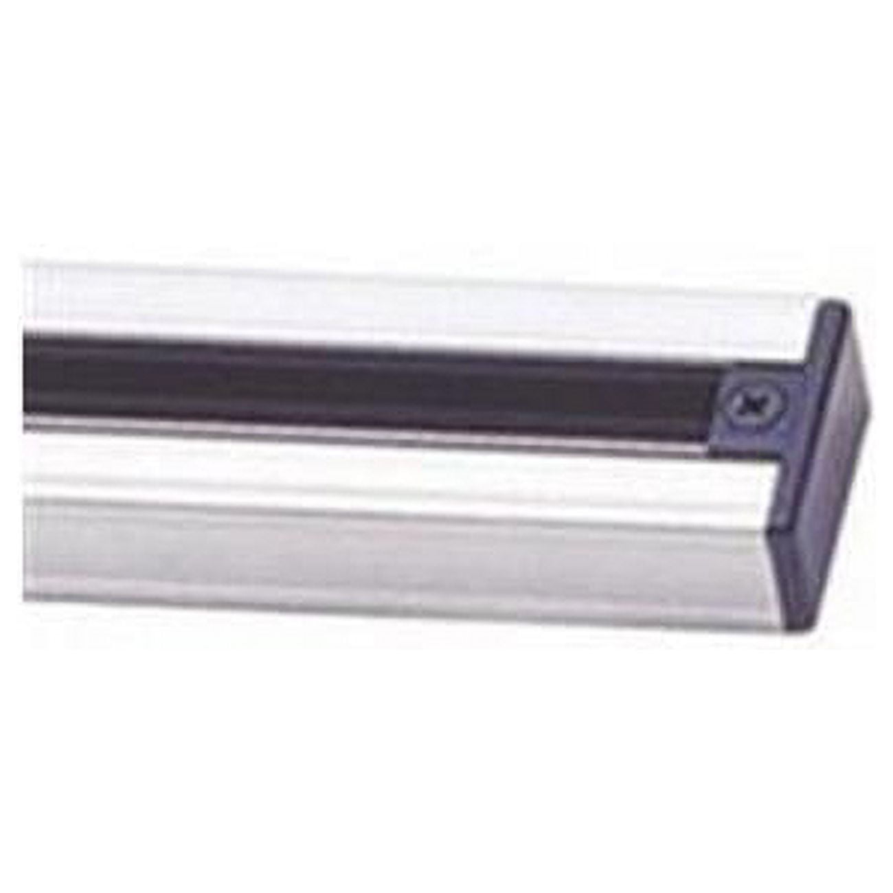 Cal Lightin 120V- Left End Cap- Track Rail 2 Circuit- Brushed Steel ...