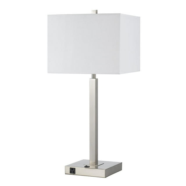 Cal Lighting 60W Metal N/S Lamp With Two Outlets - Walmart Business ...