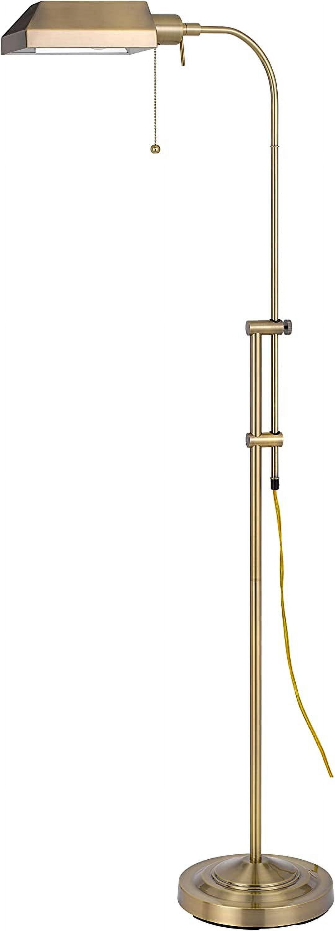 Cal Lighting BO-117FL-AB Floor Lamp Pharmacy Collection with Adjust ...