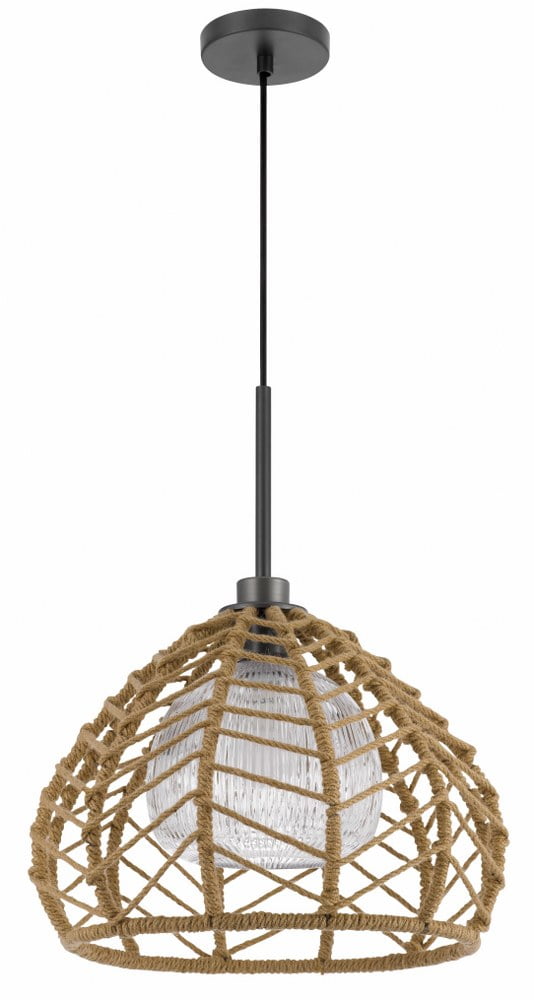 Cal Lighting - Dunn - 1 Light Pendant In Contemporary Style-20.5 Inches ...