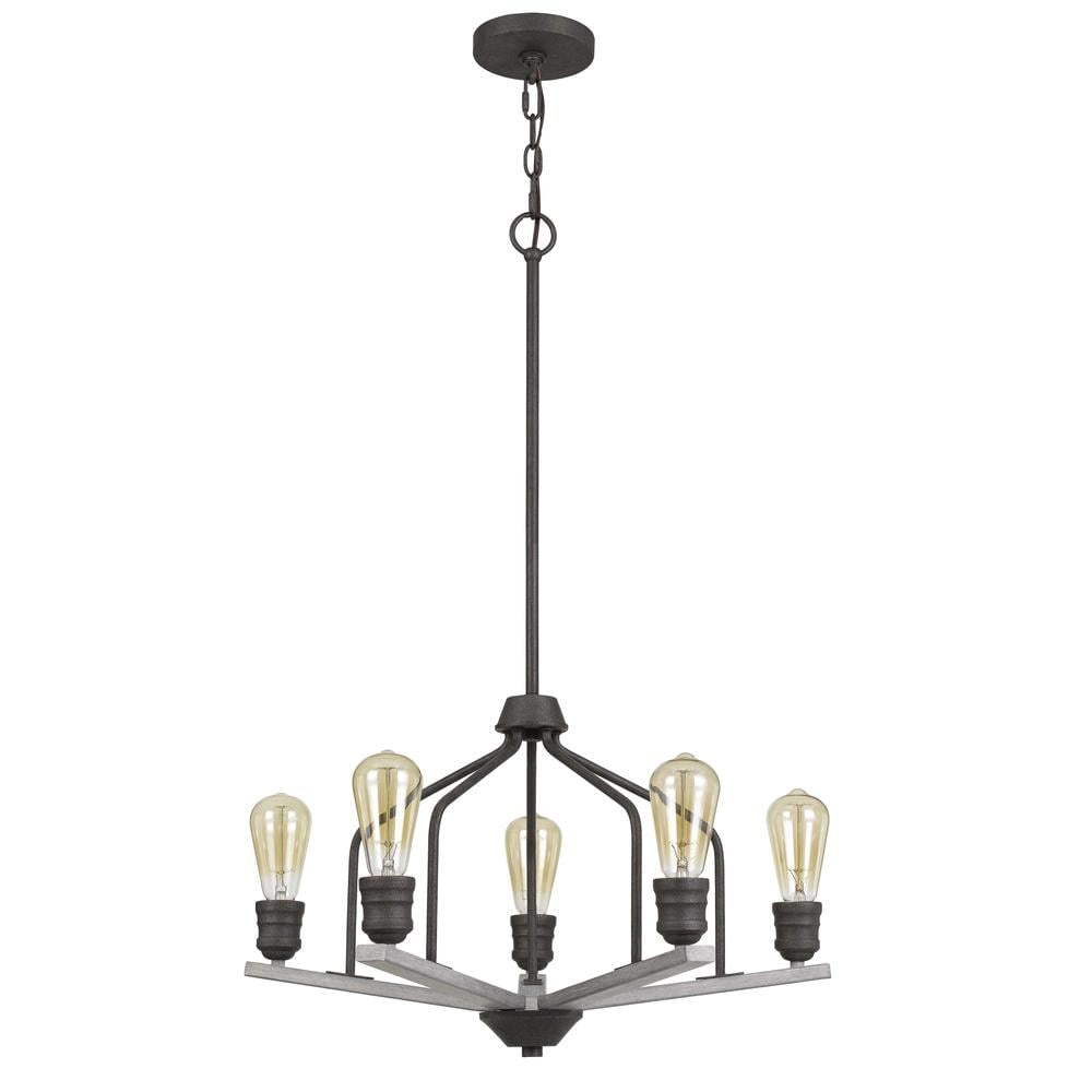Cal Lighting Corning Metal Chandelier (Edison Bulbs Not Included ...