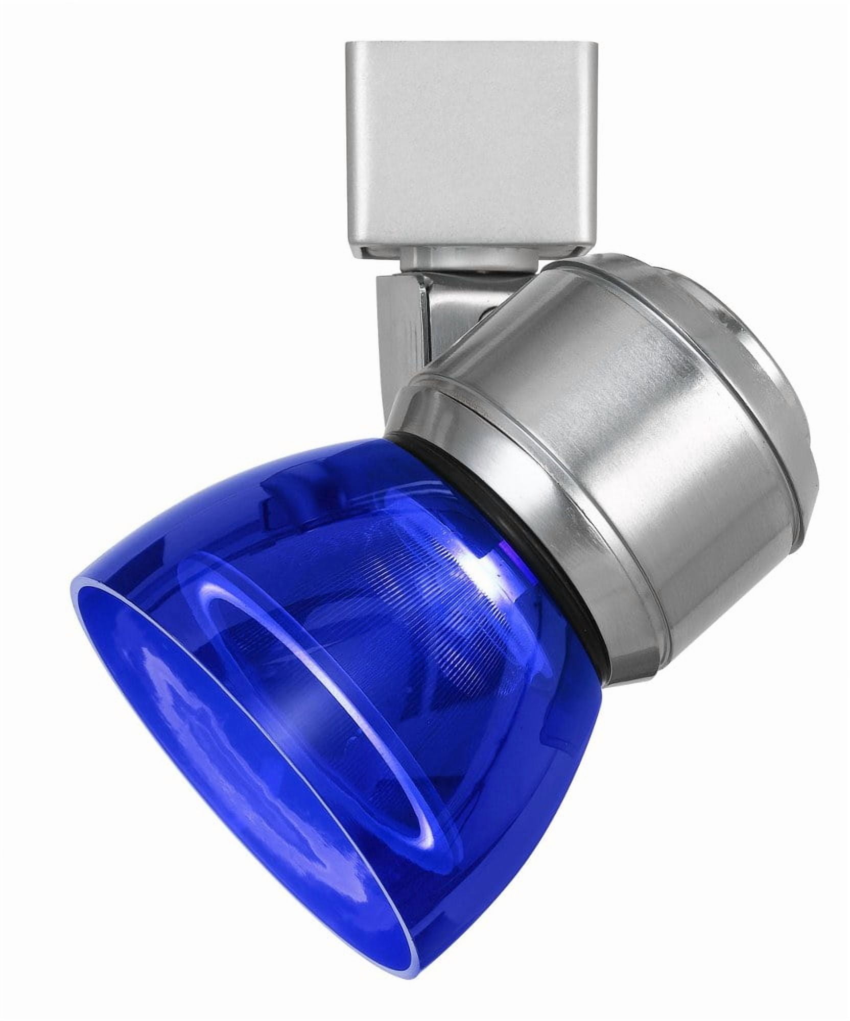 Cal Lighting HT-888-LED Plastic Track Fixture in Brushed Steel/Clear ...
