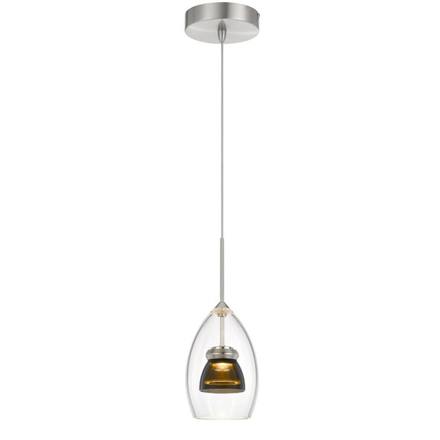 Cal Lighting Integrated dimmable LED double glass mini pendant light ...