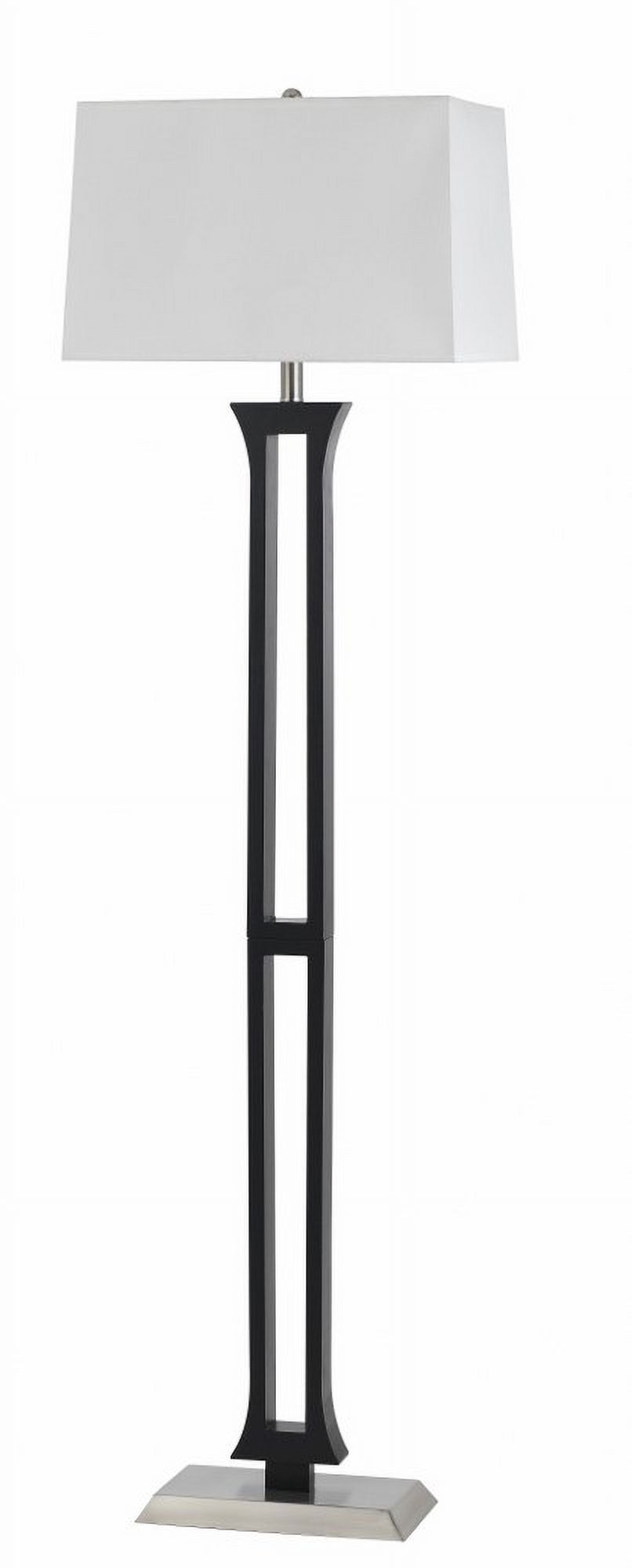 Cal Lighting 100W Metal Floor Lamp (color: Brushed Steel) - Walmart.com