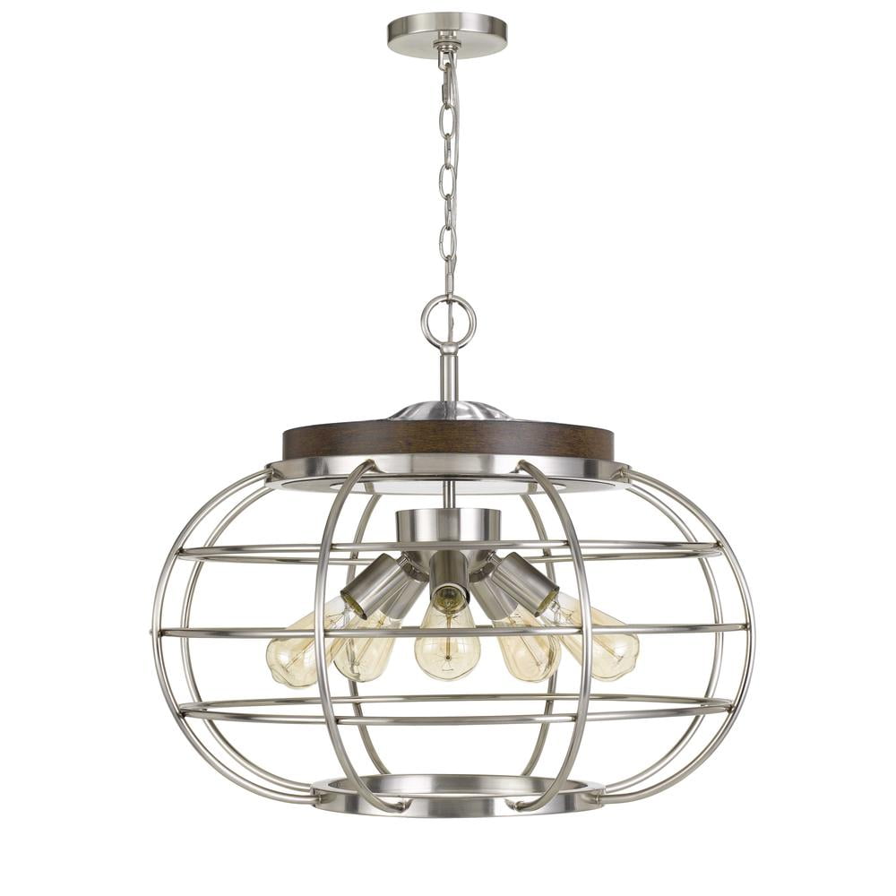 Cal Lighting Liberty Metal Chandelier (Edison Bulbs Not Included ...