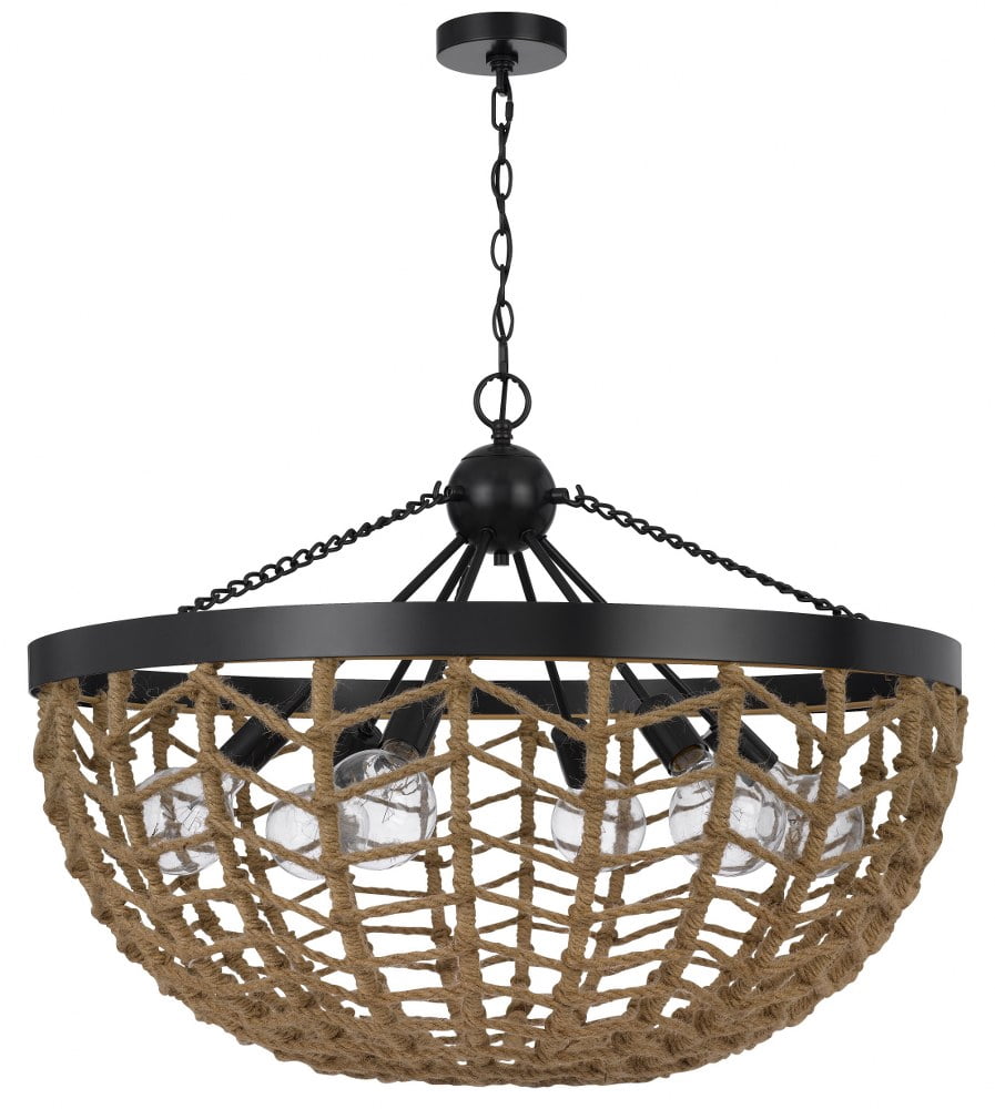 Cal Lighting - Lillington - 6 Light Pendant In Contemporary Style-24 ...