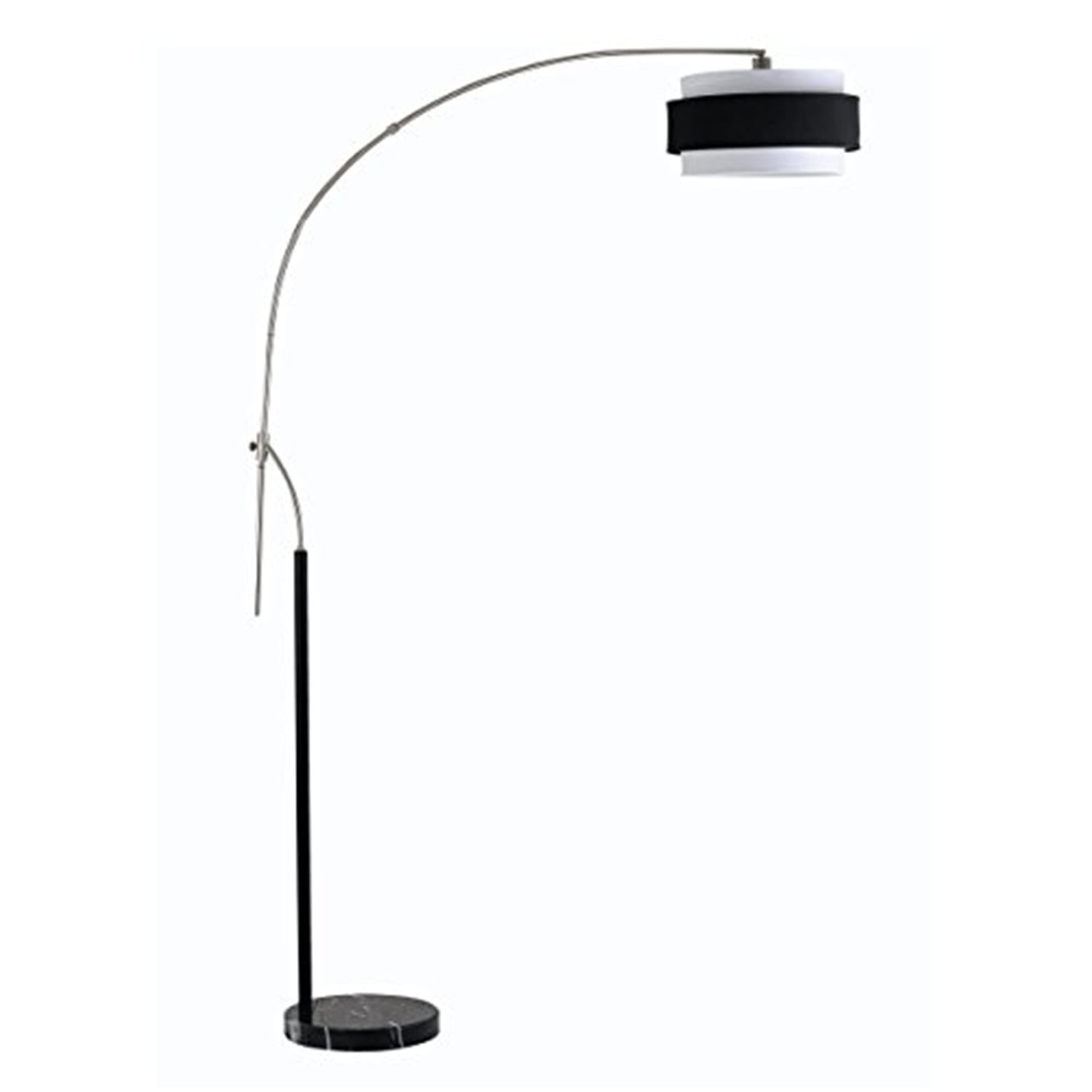 Cal Lighting Metal Arc Lamp in Brushed Steel - Walmart.com