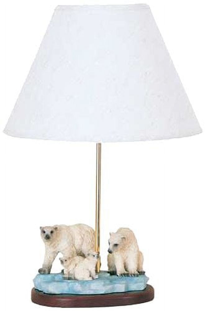 Cal Lighting - One Light Table Lamp with Polar Bear Multicolor Finish ...