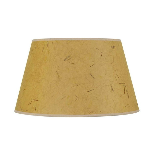 Cal Lighting 8116 Shades 13.5x18" Patterned Kraft Paper Wood Lamp Shade ...