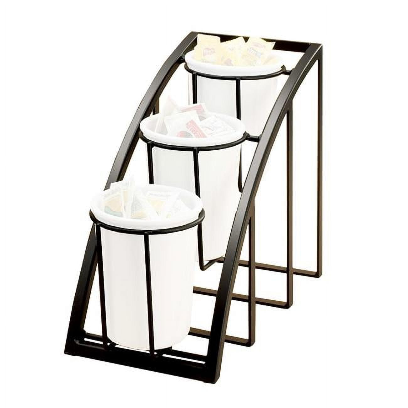 Cal Mil 1746-3-13 Mission Black Steel 3-Tier Upright Cylinder Display ...