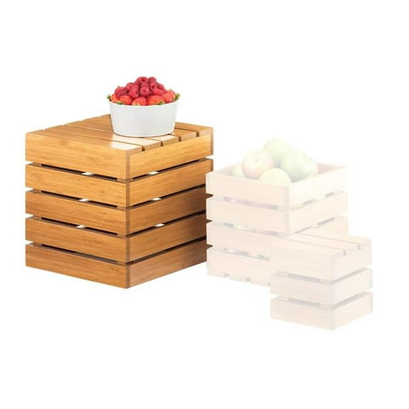 Cal Mil 1944-12-60 Bamboo Crate Riser, Square - 12 x 12 x 12 in ...