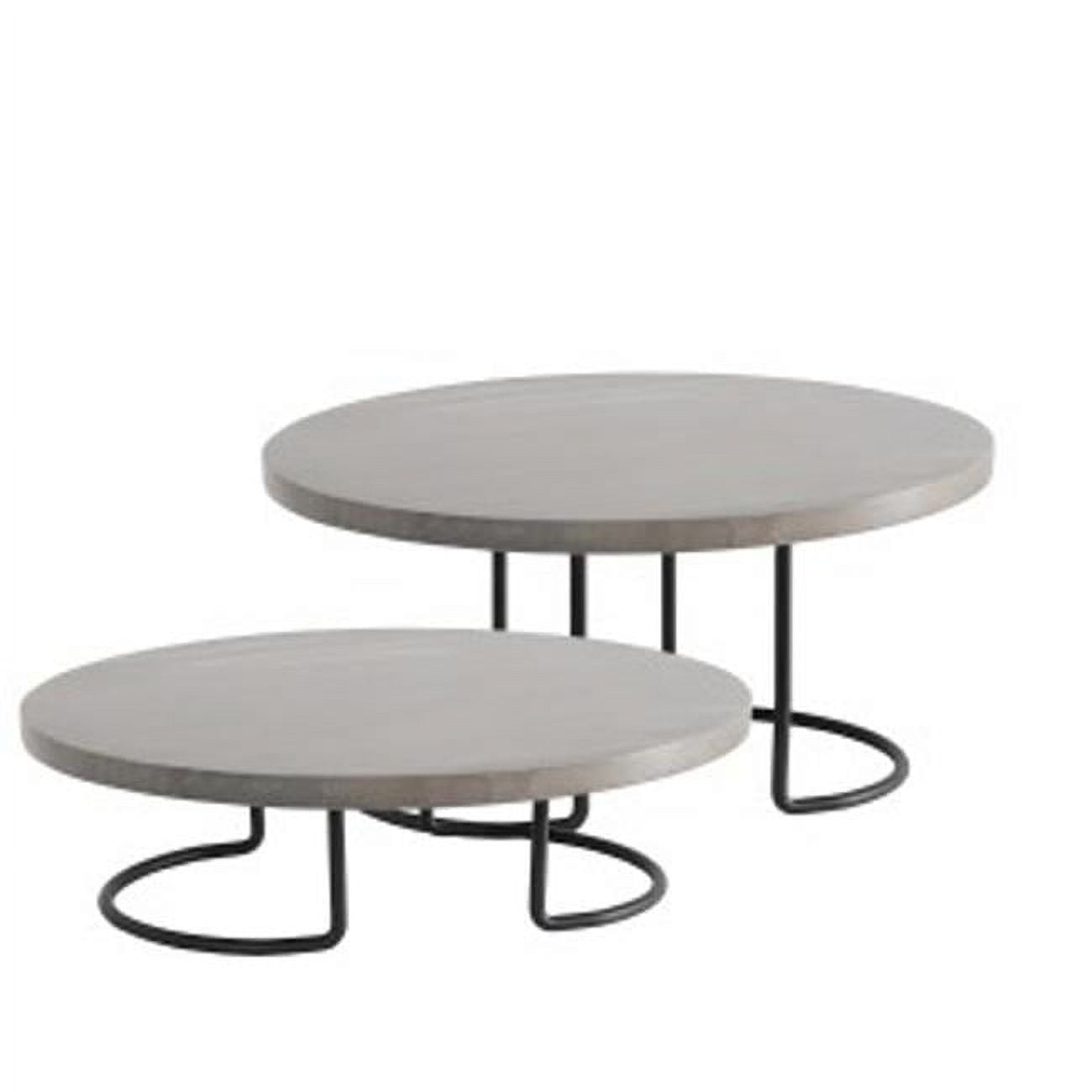 Cal Mil Aspen Gray Washed Pine Wood Round Riser, 12 inch Dia. x 3.5 ...