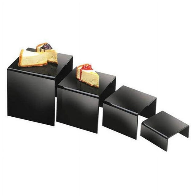 Cal Mil 237 Riser, Black - Set of 4 - Walmart.com
