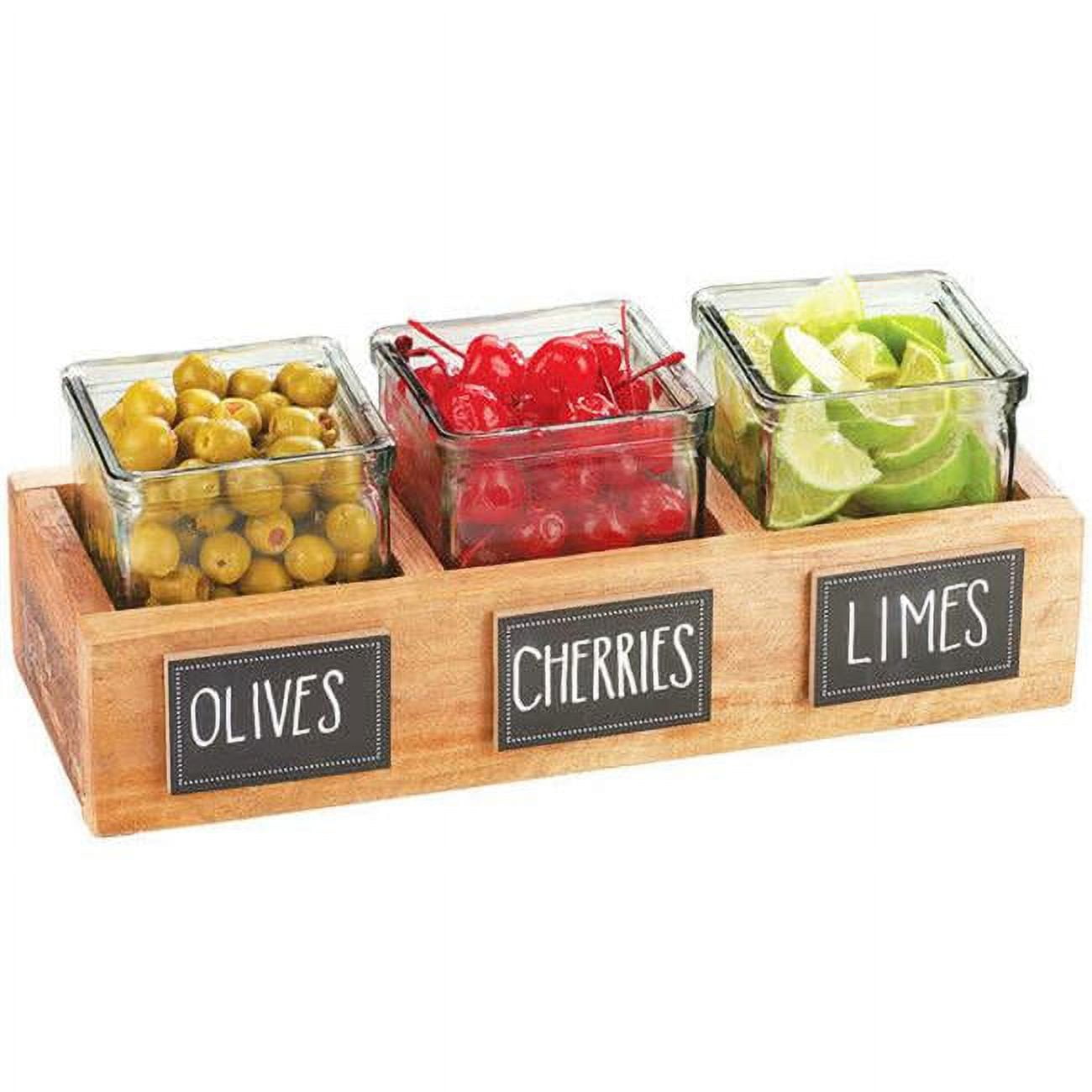 Cal Mil 3406-3 Madera 3 Sec Jar Stand - Brown - Walmart.com