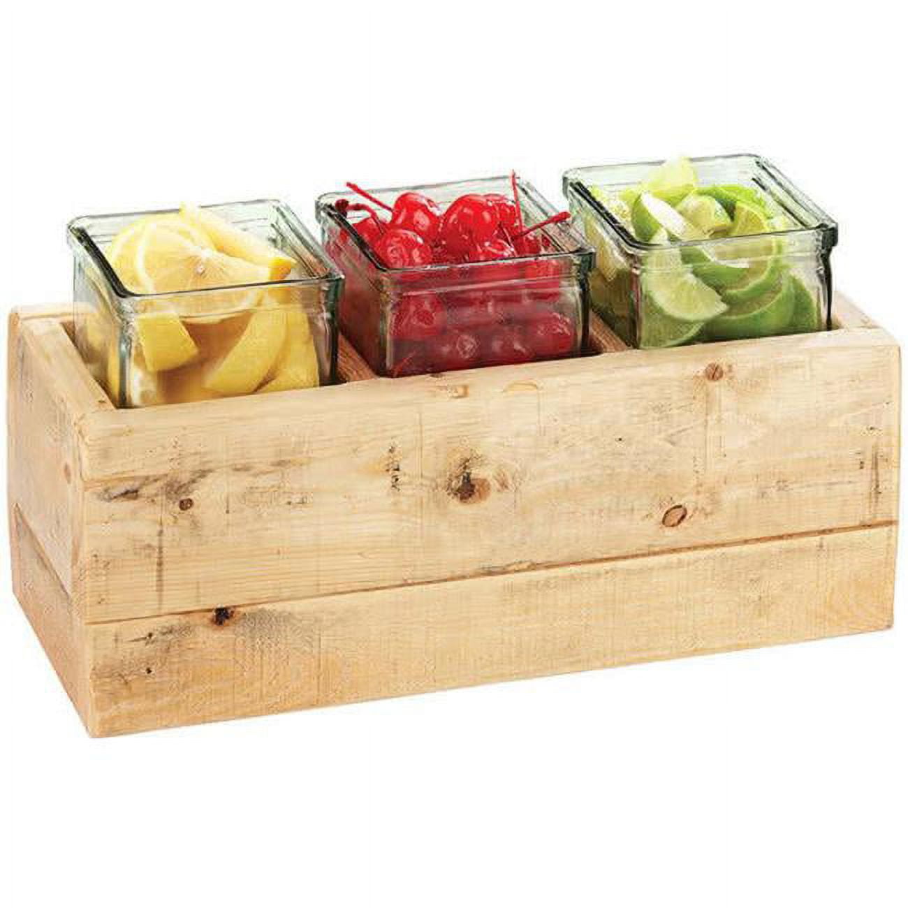 Cal Mil 3406-6 Madera 3 Sec Jar Stand - Beige - Walmart.com