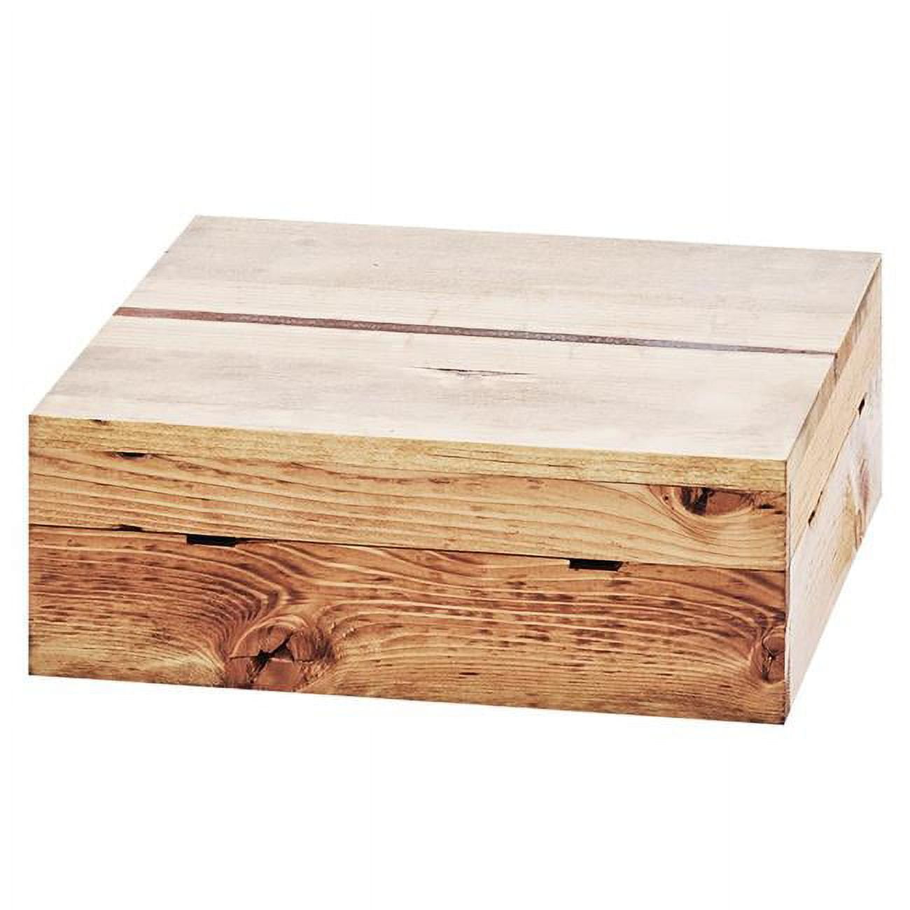 Cal Mil 3628-4-99 Madera Reclaimed Wood Square Crate Riser - 12 x 12 x ...