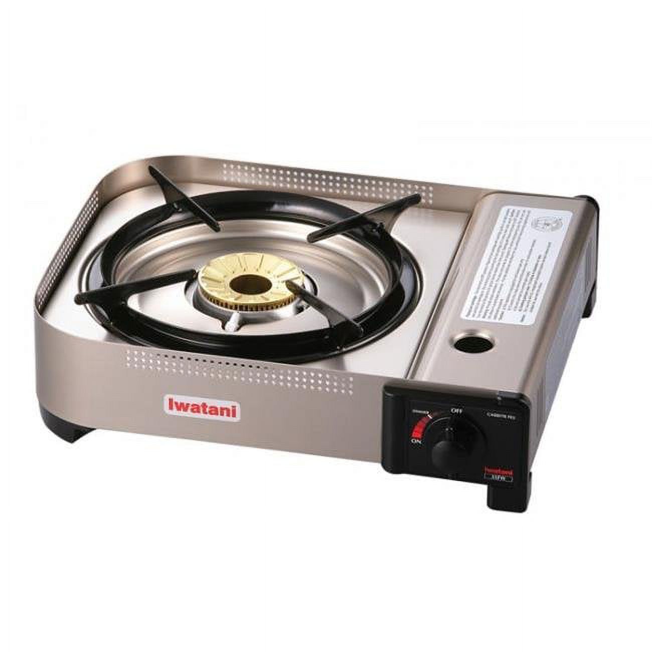 Cal Mil 4010-I Butane Stove with Brass Burner, Aluminum - 13.3 x 11.9 x ...