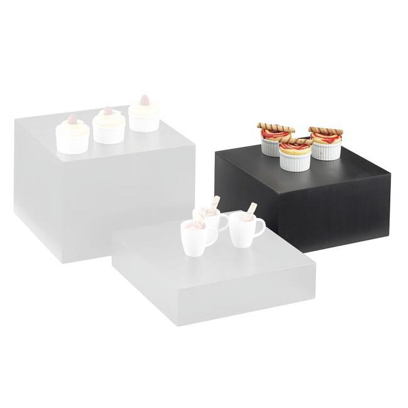 Cal Mil Midnight Bamboo Cube Riser, 12 x 12 x 6 inch -- 1 each ...