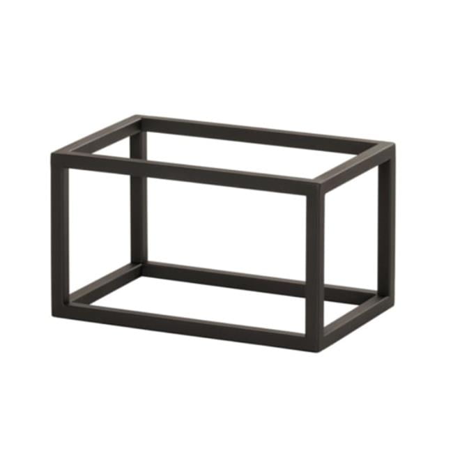 Cal-Mil 23848-6-13 6 x 12 x 6 in. Open Frame Riser, Black - Walmart.com