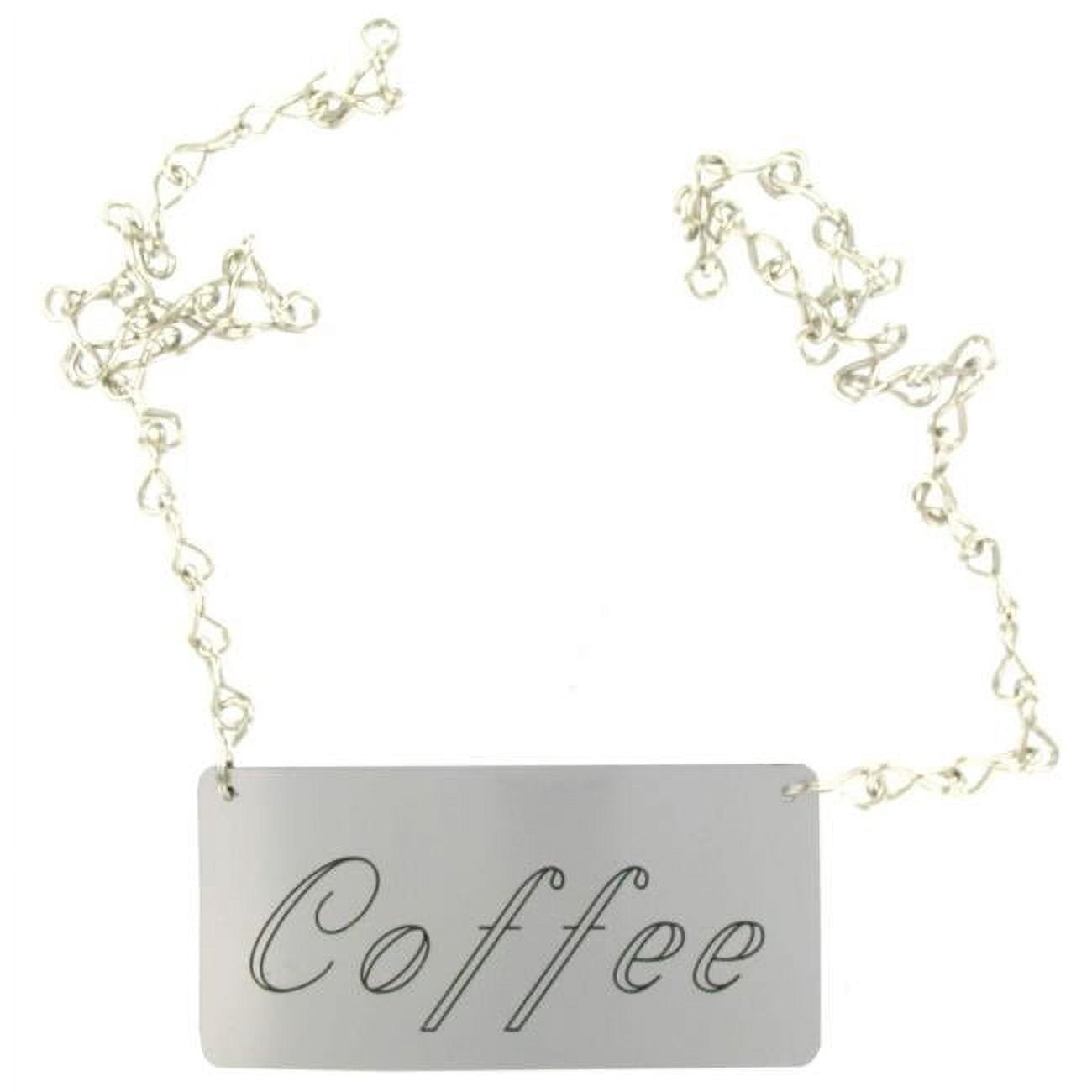 Cal Mil 618-1 Urn Chain Sign Coffee - Silver - Walmart.com