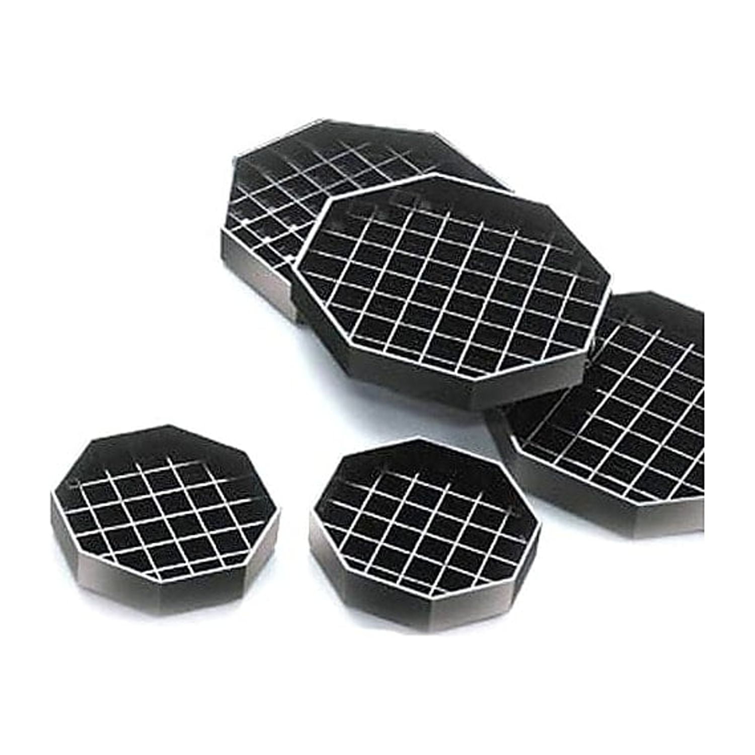 Cal Mil Cal-Mil 6 x 6 Black Octagon Drip Tray CLM308613 - Walmart.com