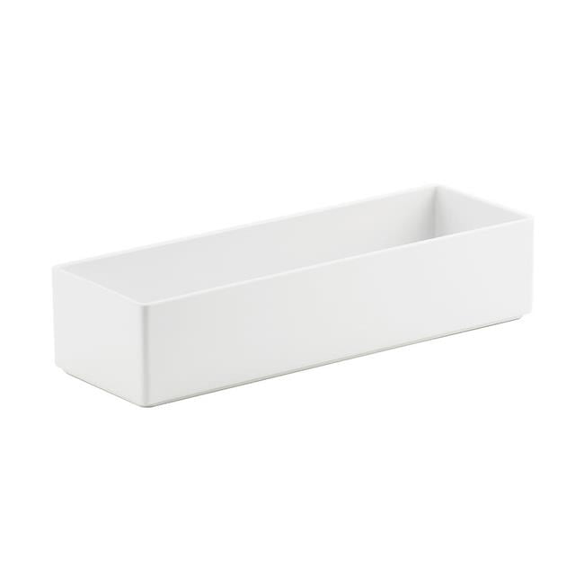 Cal Mil Cater Choice Melamine Box - White - 5 x 15 x 3 in. - Walmart.com