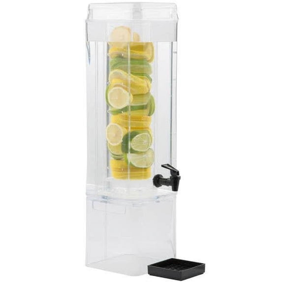 Cal Mil Classic 3 gal Acrylic Beverage Dispenser with Infusion Chamber ...