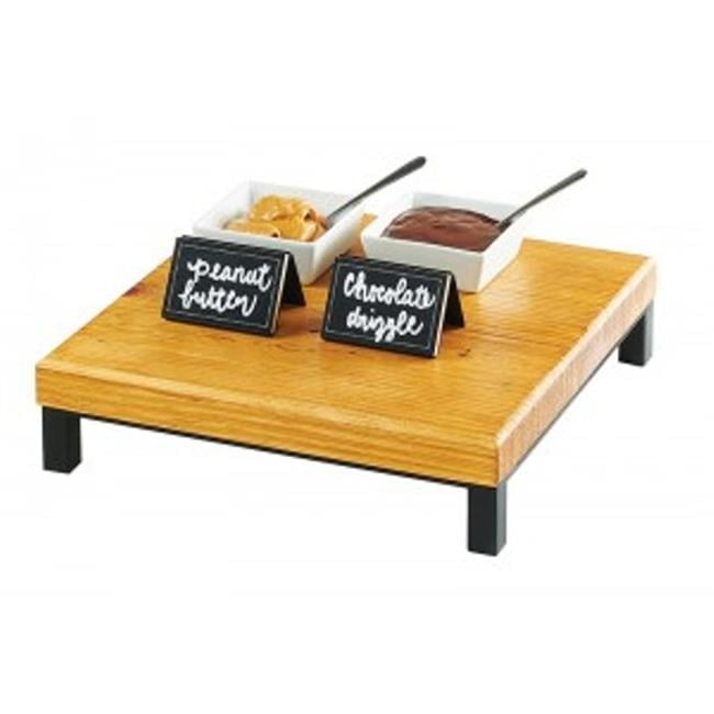 Cal Mil Madera Square Wood Riser, 12 inch Width x 12 inch Depth x 9 ...