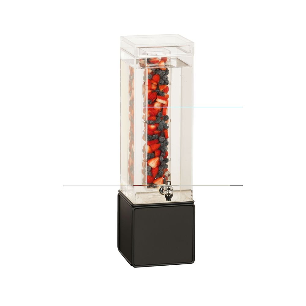 Cal Mil Onyx Beverage Dispenser with Infusion Chamber, 3 Gallon ...