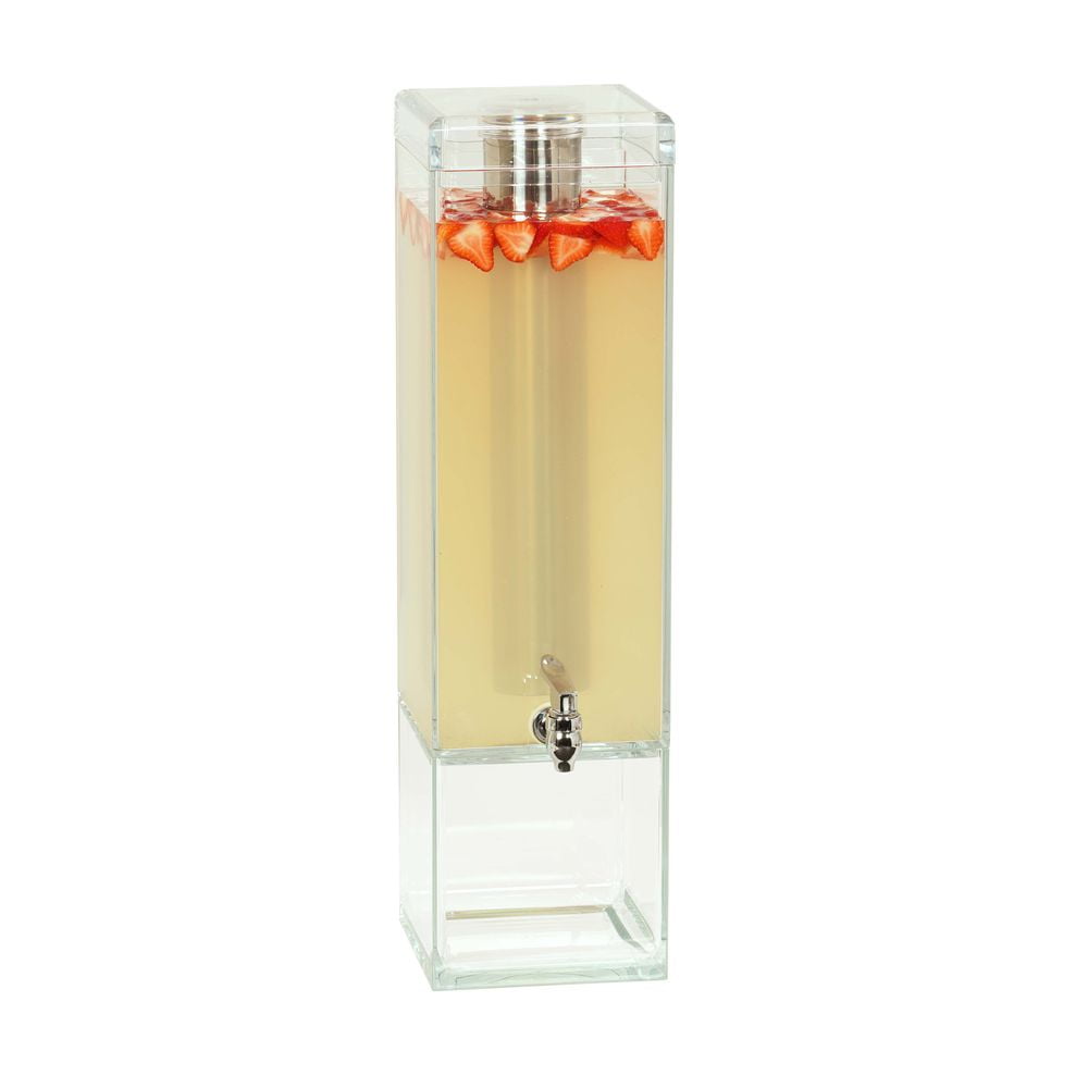 Cal-Mil 23423-3 7.25 x 7.25 x 27 in. 3 gal Square Beverage Dispenser ...