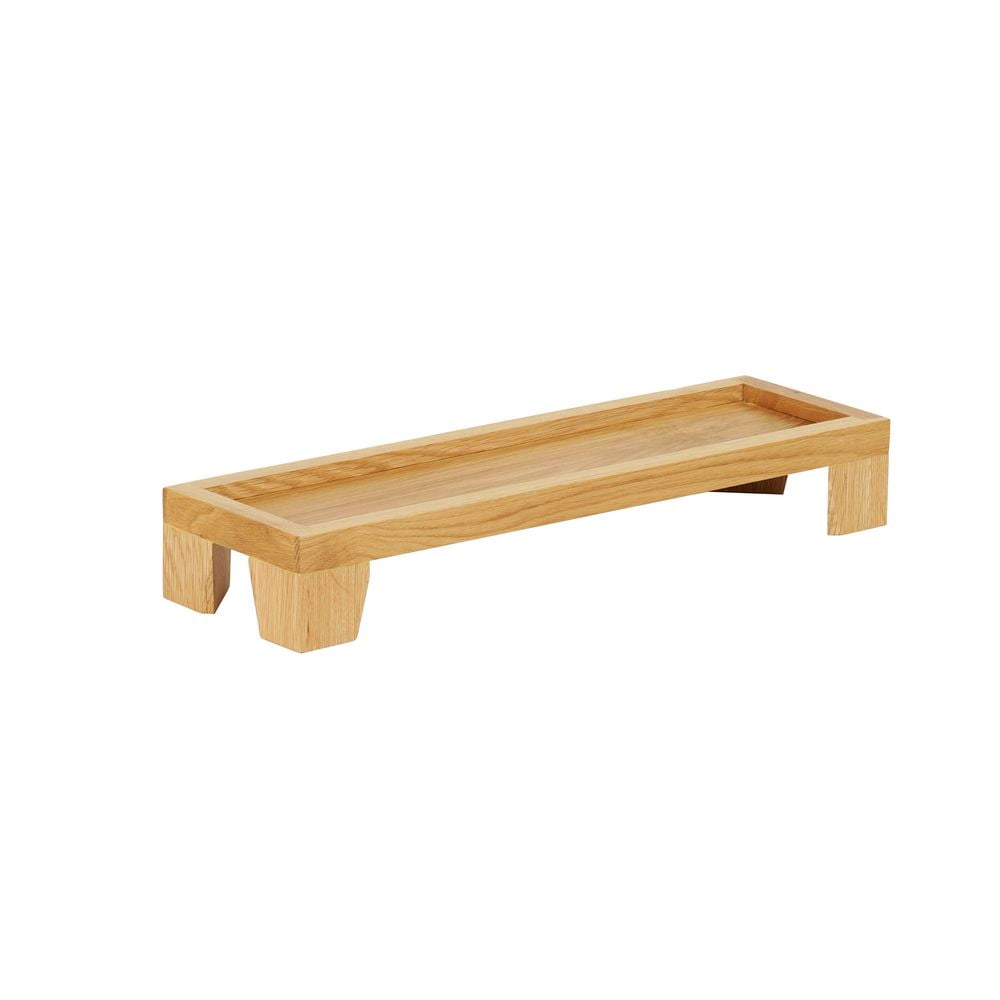 Cal Mil Sydney Oak Taper Leg Riser, 6 inch Width x 20 inch Depth x 3.25 ...