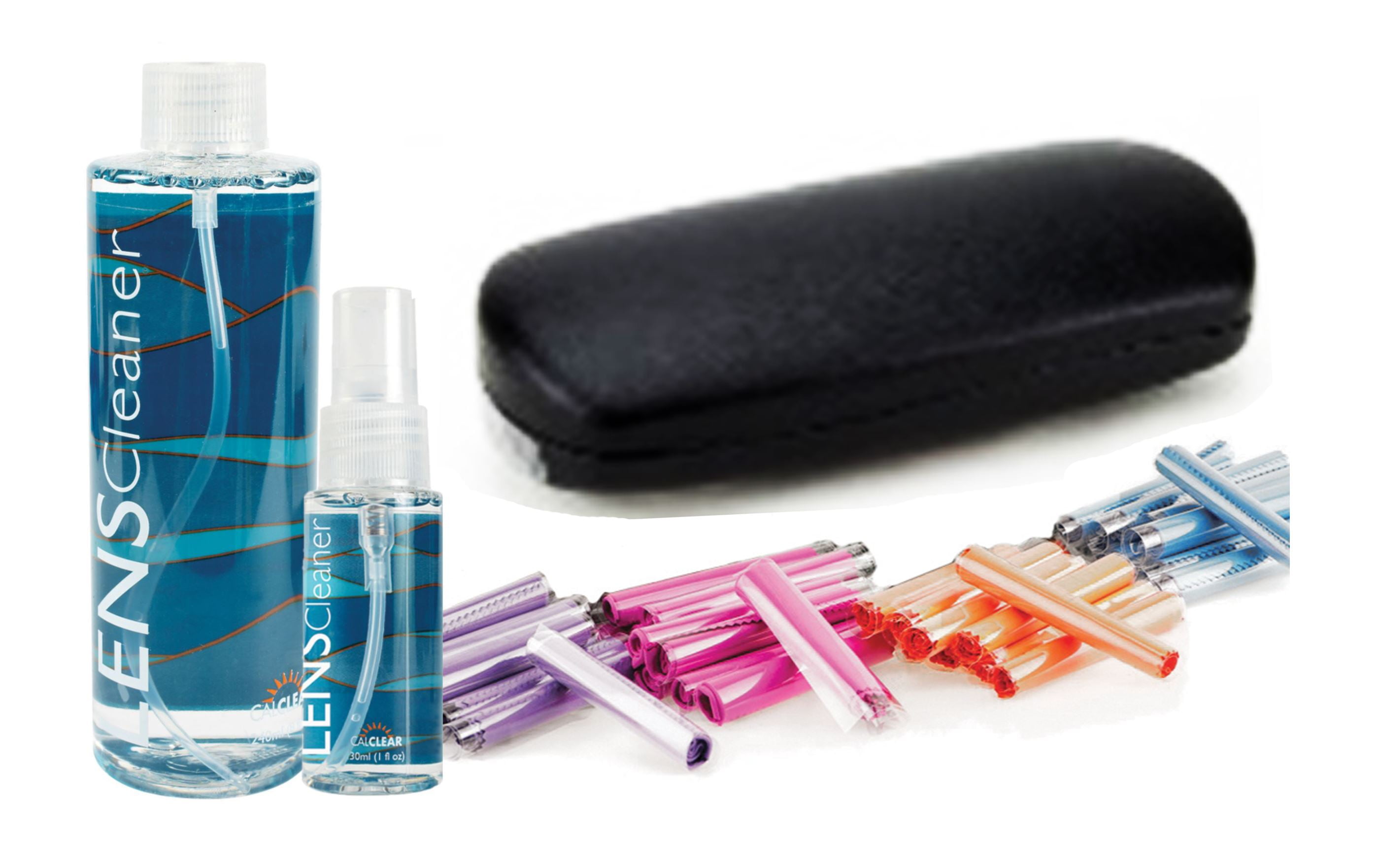 Cal Optix Eyeglass Cleaning Kit And Protective Hard Shell Case For ...