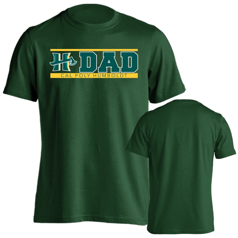 Cal Poly Humboldt Lumberjacks Dad Proud Parent Short Sleeve T-Shirt ...