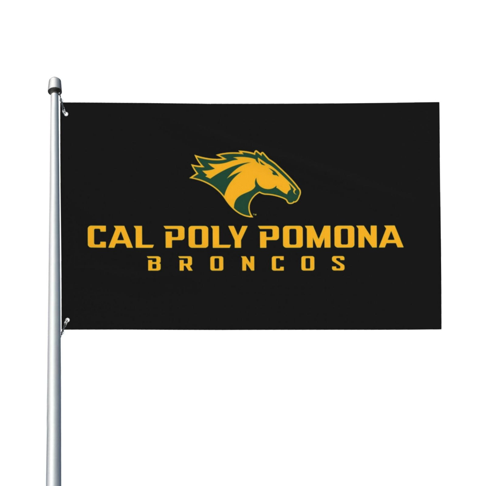 Cal Poly Mustangs Flag 3x5 Outdoor ,Sewn Stripes, Stronger Brass ...