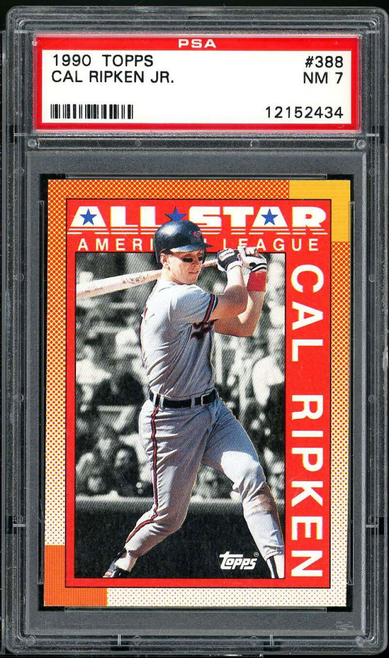 Cal Ripken Card 1990 Topps #388 PSA 7 - Walmart.com