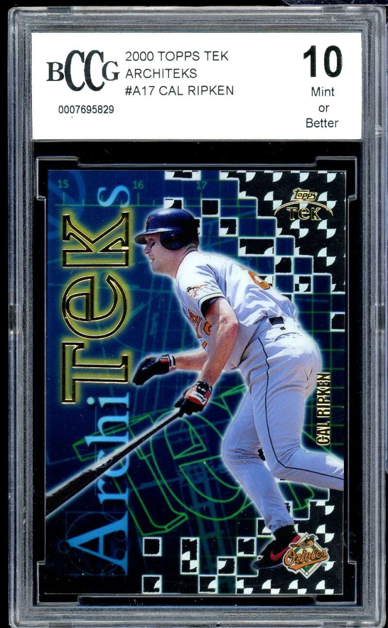 Cal Ripken Card 2000 Topps Tek Architeks #A17 BGS BCCG 10 - Walmart.com