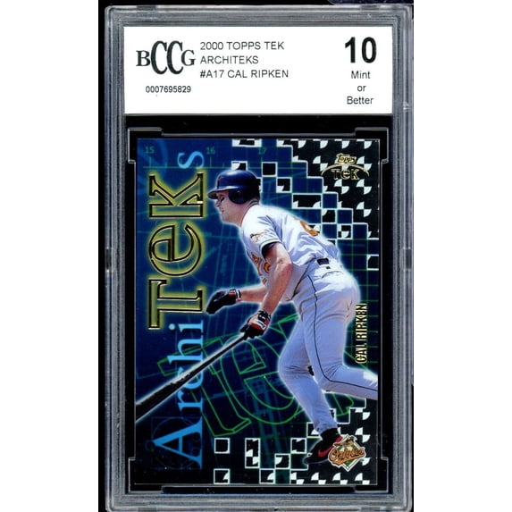 Cal Ripken Card 2000 Topps Tek Architeks #A17 BGS BCCG 10 - Walmart.com