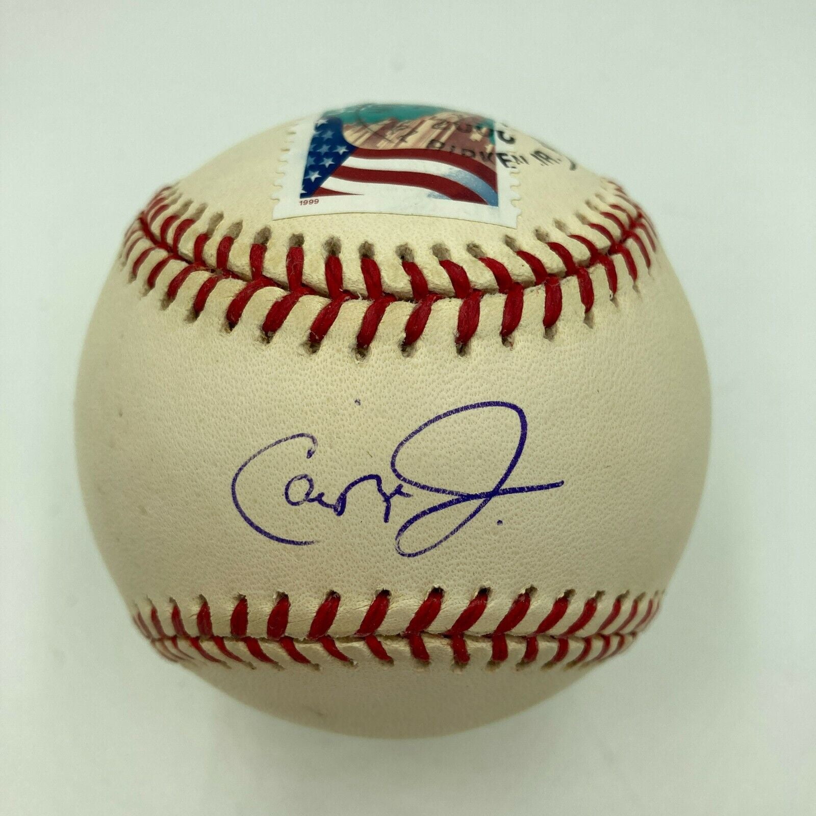 Cal Ripken Jr. 3,000th Hit Signed Baseball Postmarked 4-15-2000 With ...