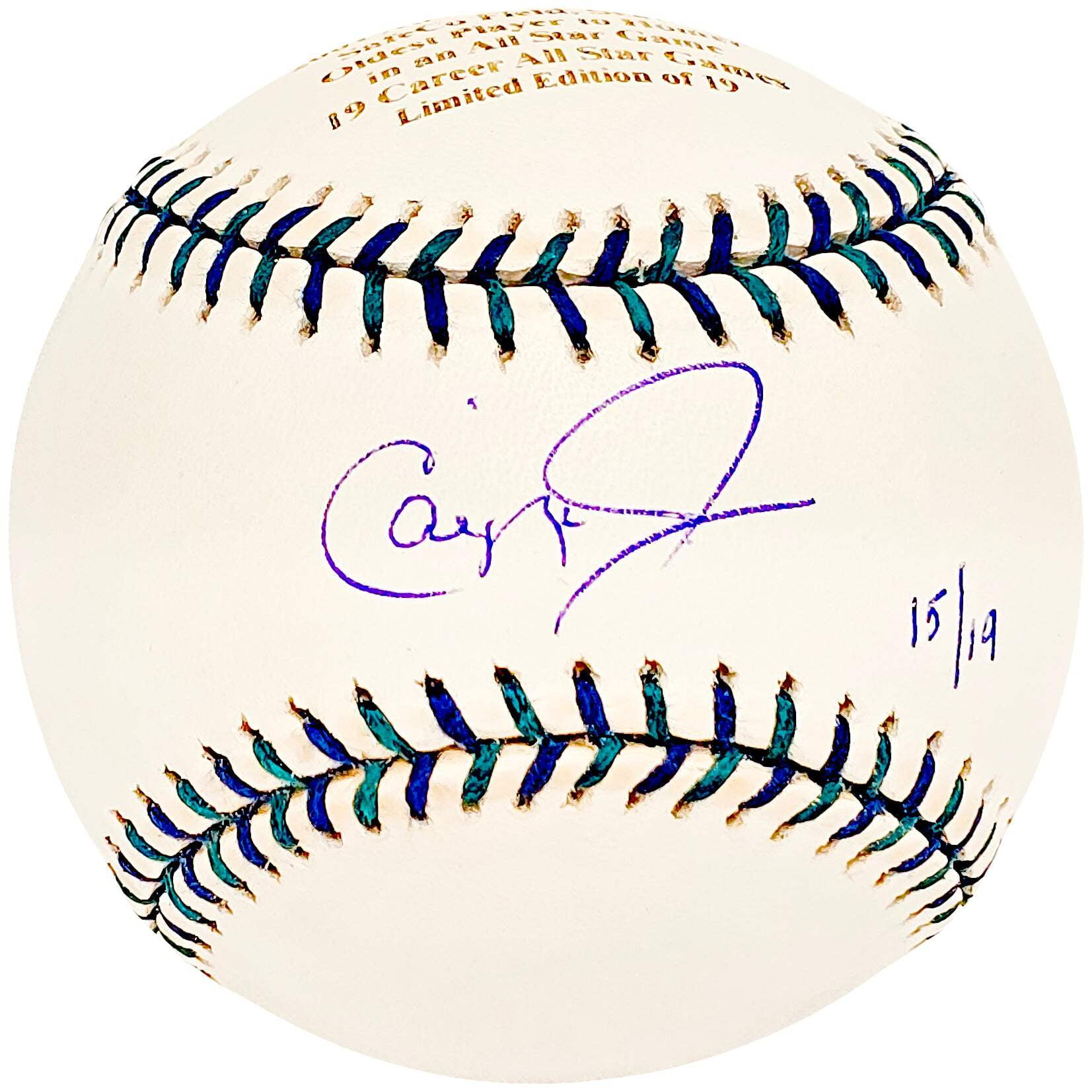 Cal Ripken Jr. Autographed Official 2001 All Star Logo MLB Game ...