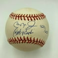 Cal Ripken Jr. Cal Ripken Sr. Signed American League Baseball JSA COA ...