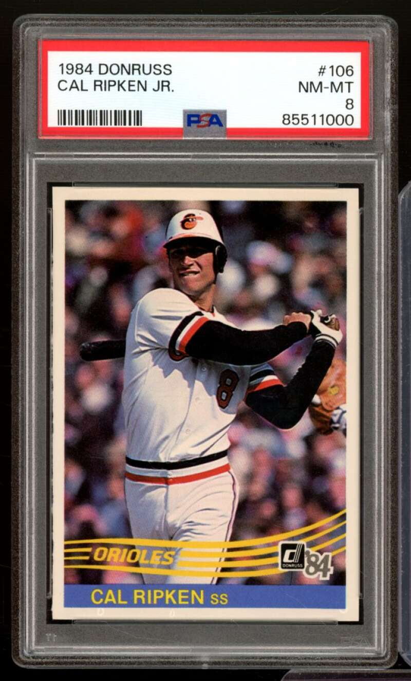 Cal Ripken Jr. Card 1984 Donruss #106 PSA 8 - Walmart.com