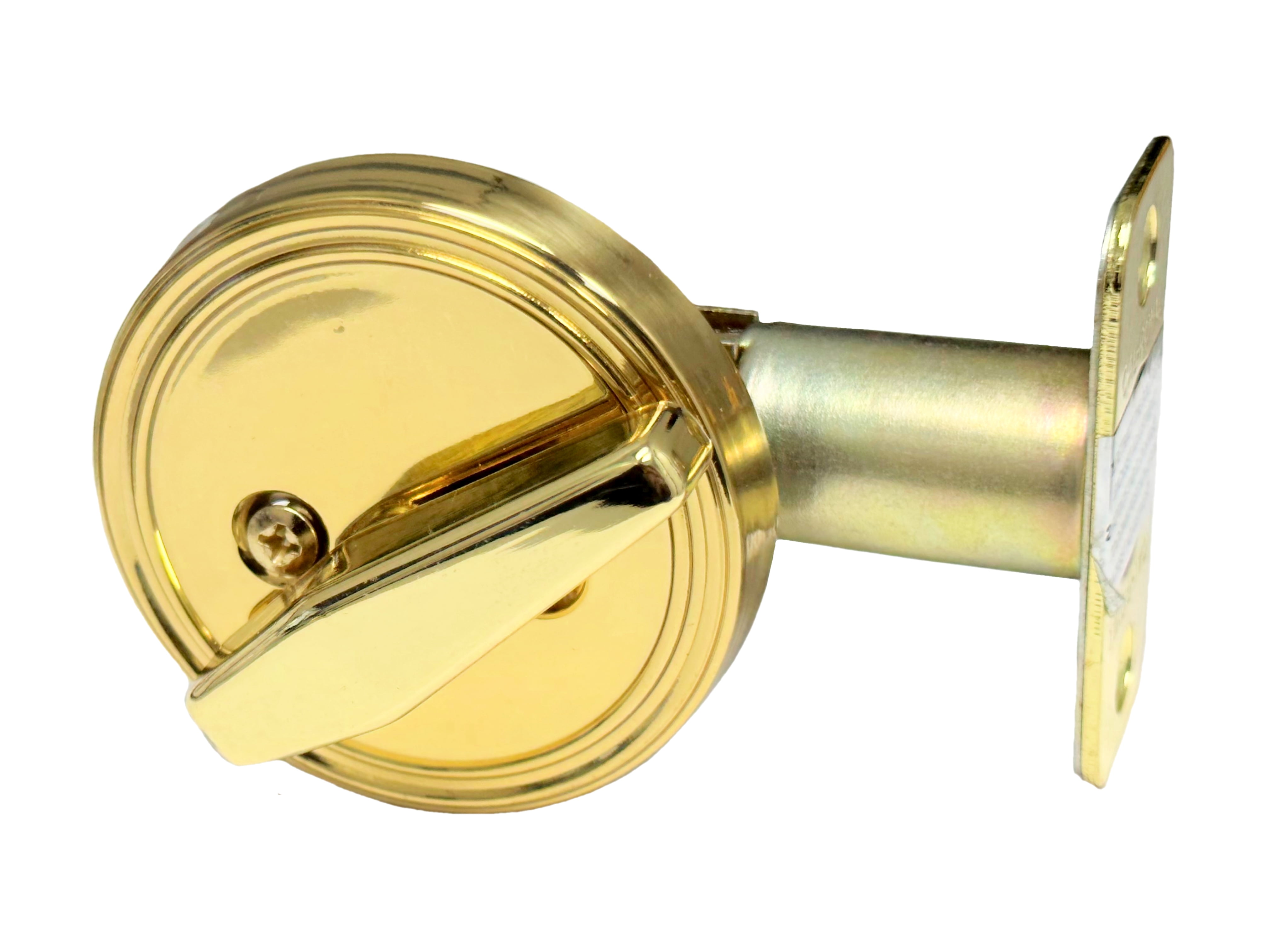 Cal-Royal ID-701 US3 One-Sided Deadbolt, Brass Finish - Walmart.com